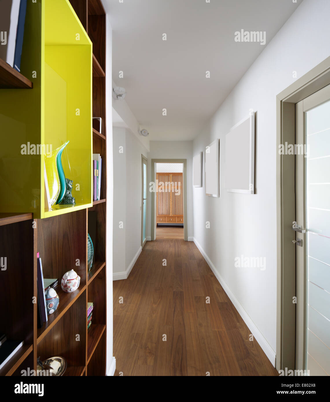 modern and simple interior of hallway at house Stock Photo - Alamy