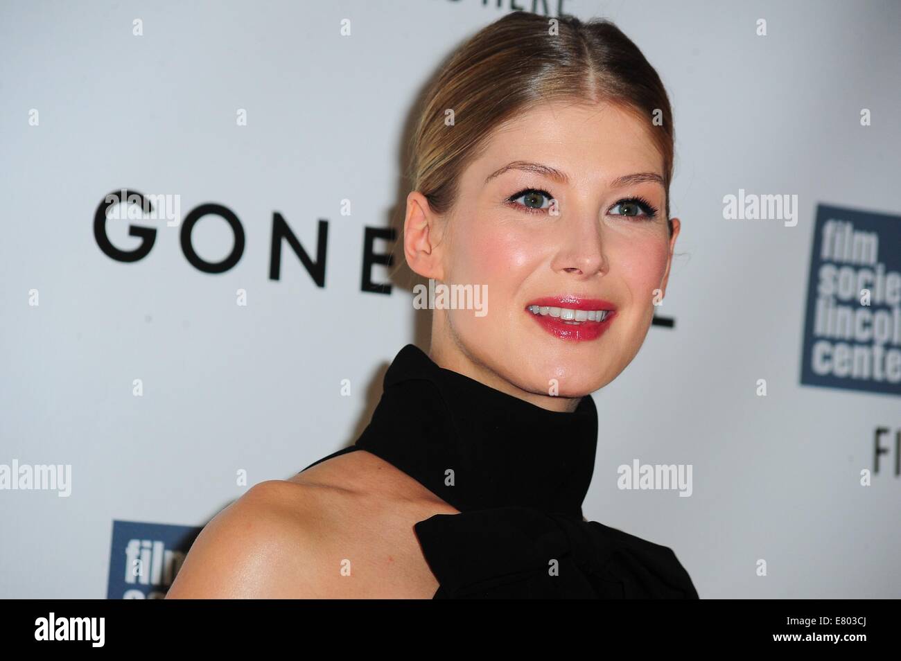 New York, NY, USA. 26th Sep, 2014. Rosamund Pike at arrivals for GONE ...