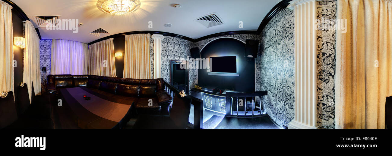 colorful interior of bright and beautiful night club Stock Photo - Alamy