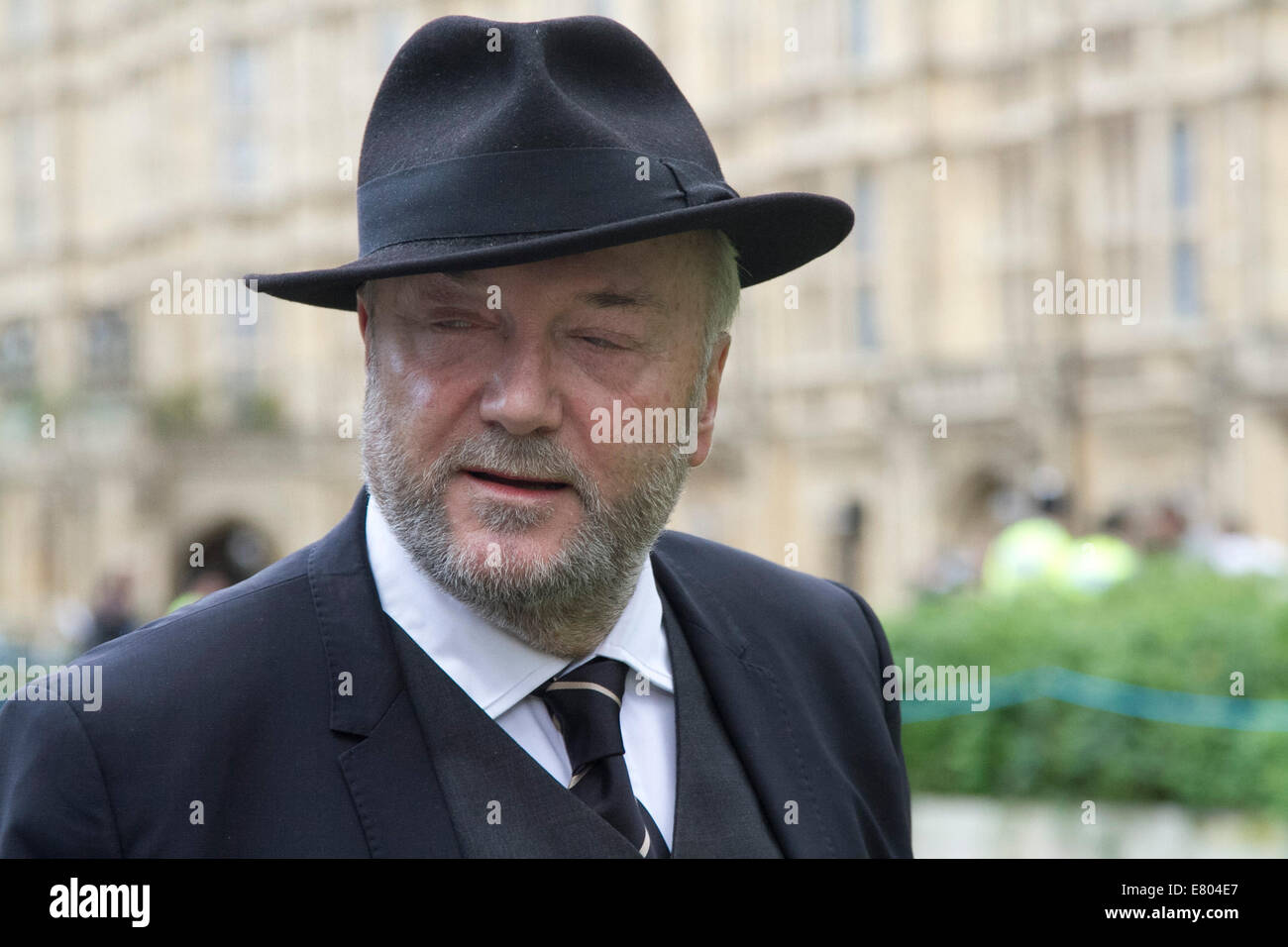 Westminster London. UK 26th September 2014. Respect MP George Galloway ...