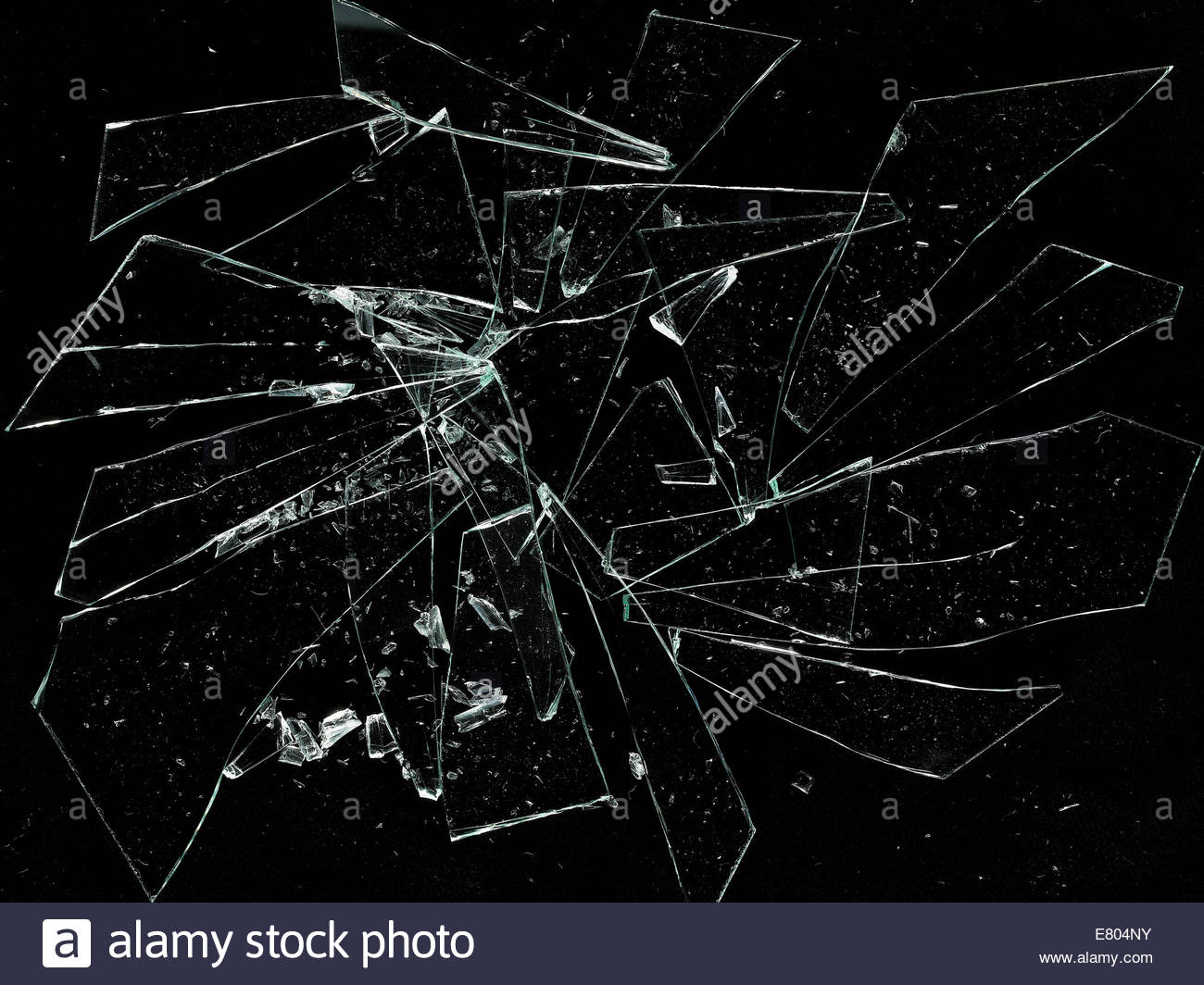 Broken Glass Black Stock Photos & Broken Glass Black Stock Images - Alamy
