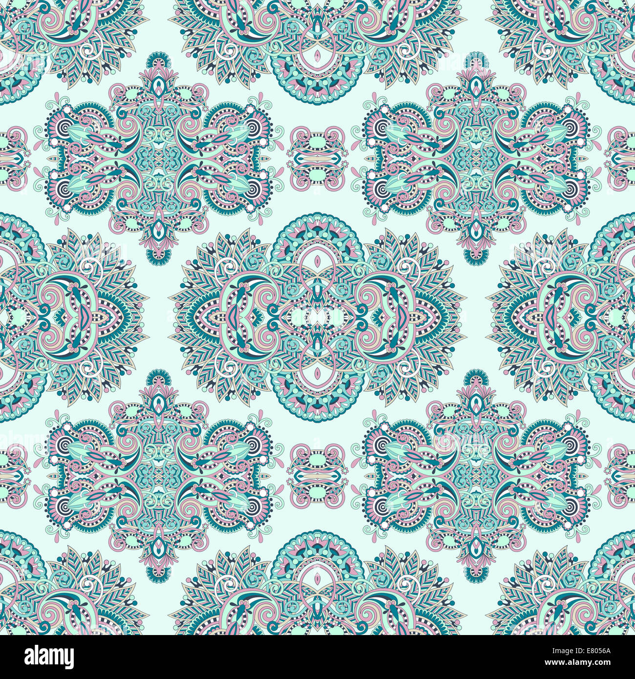 original retro paisley seamless pattern Stock Photo - Alamy