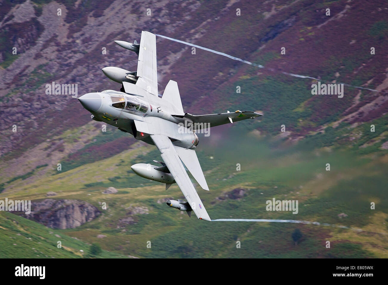 RAF Tornado GR4 fighter jets pictured low level training in Snowdonia ...