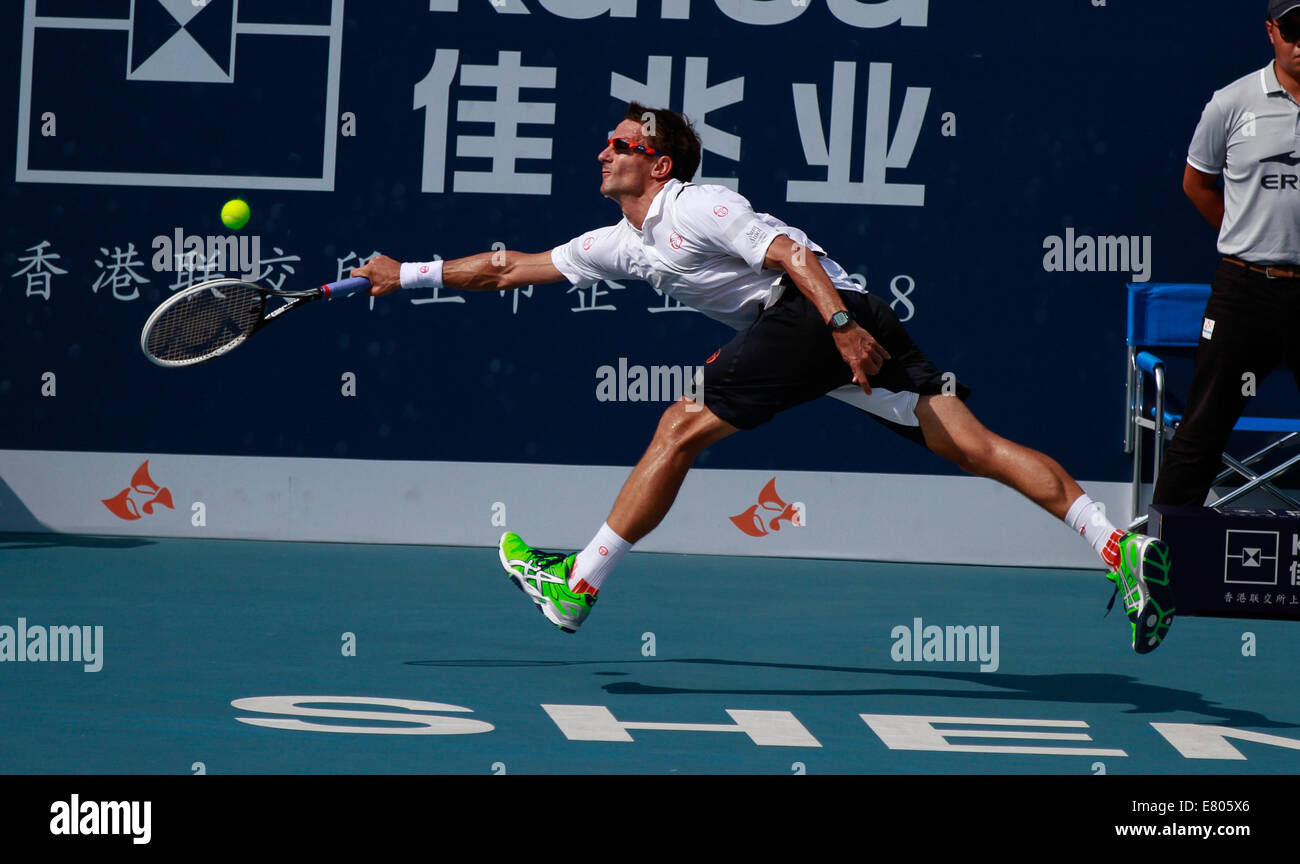 Shenzhen, China's Guangdong Province. 27th Sep, 2014. Tommy Robredo of ...