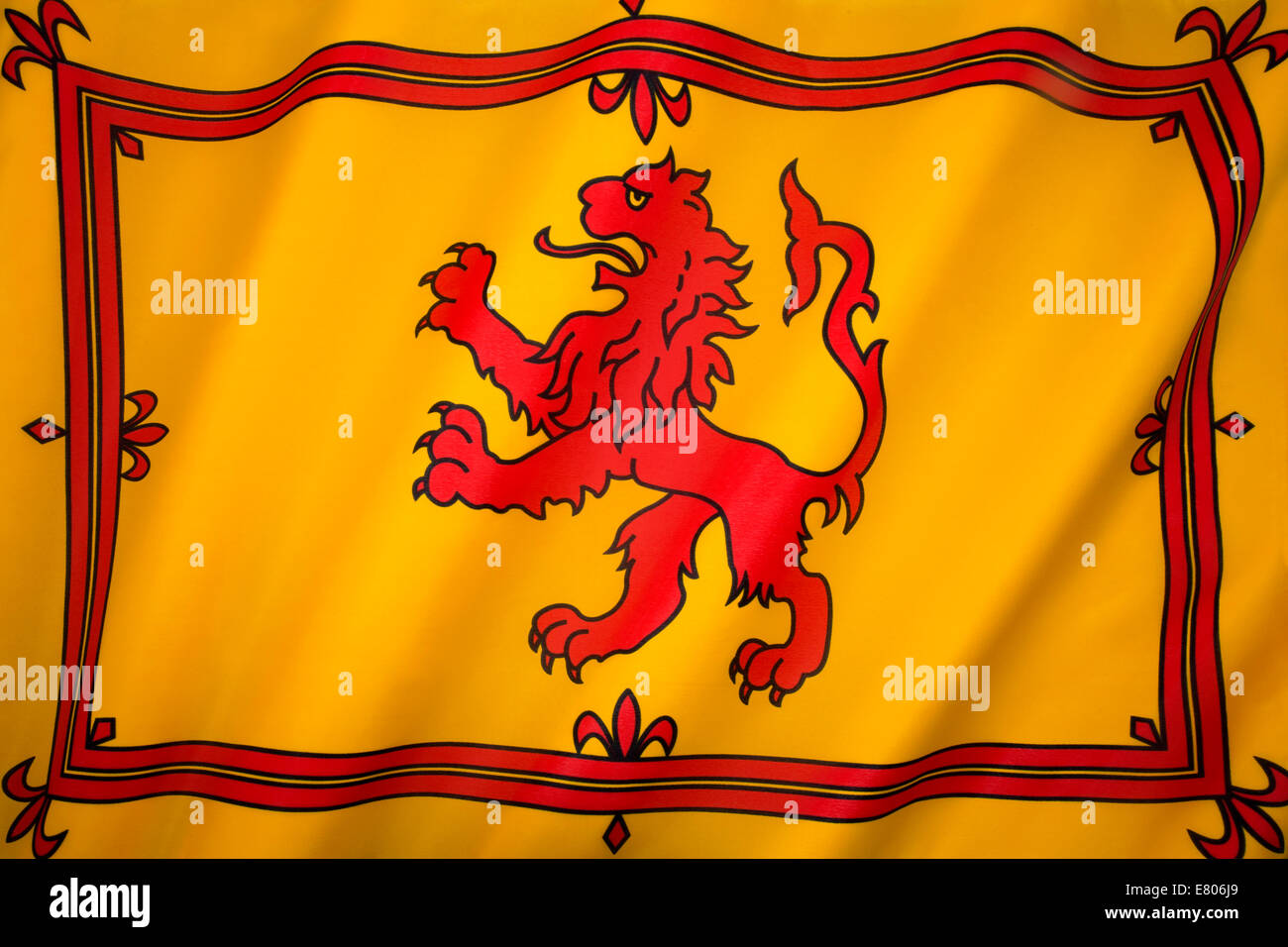 The Royal Standard of Scotland, also known as the Banner of the King of ...