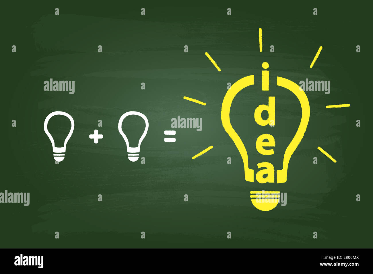 Best Idea Comes From Small Ideas And Teamwork Concept On Green ...