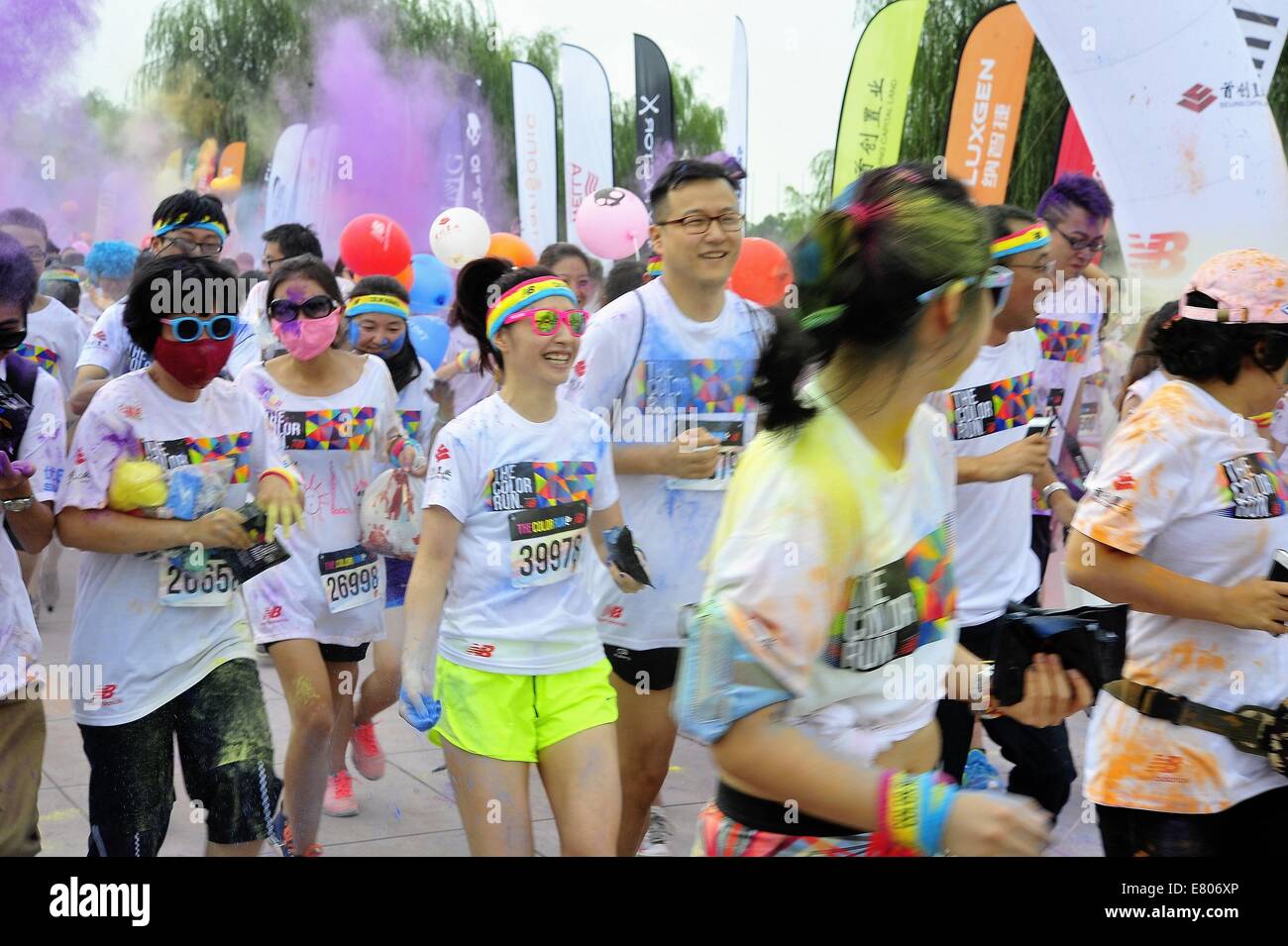 Shanghai, China. 27th Sep, 2014. Thousands of young Chinese ...