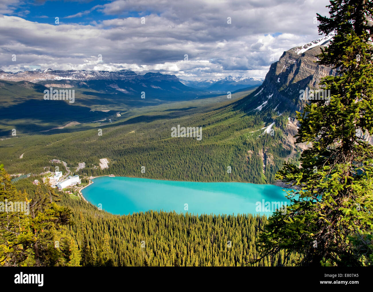 Lake Louise, Banff National Park, Alberta, Canada Stock Photo - Alamy