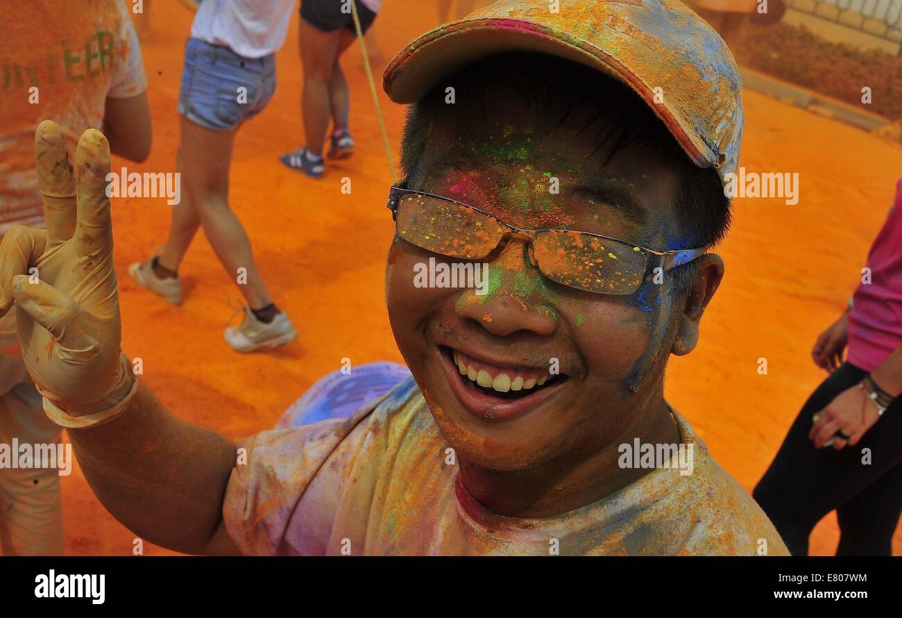 Shanghai, China. 27th Sep, 2014. Thousands of young Chinese ...