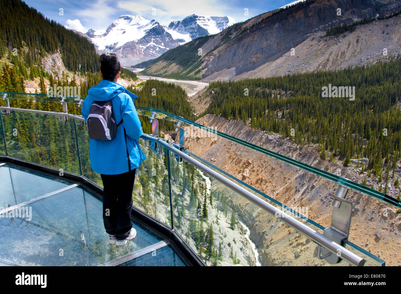 Glacier Skywalk, Jasper National Park, Alberta, Canada Stock Photo - Alamy