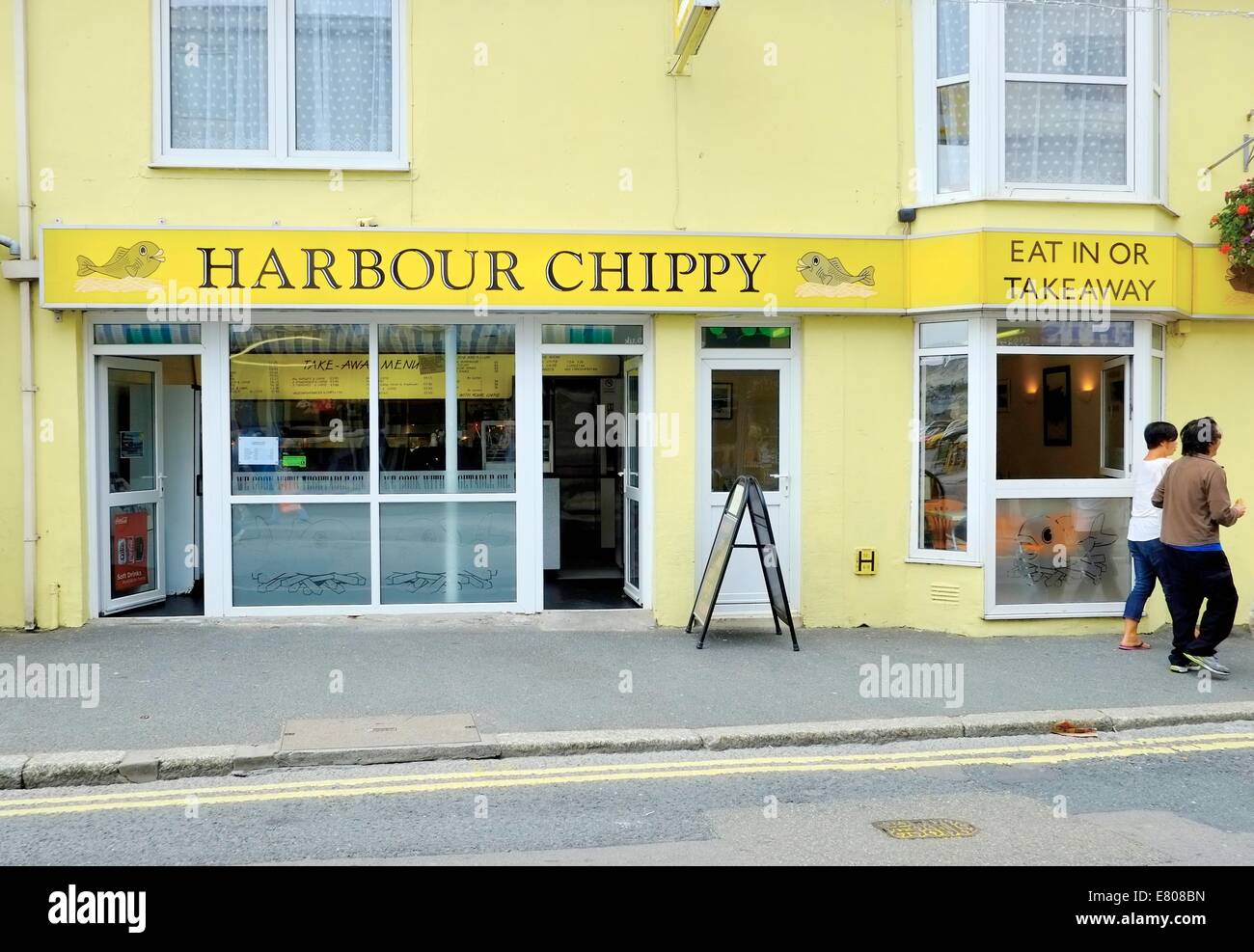 Harbour chippy hi-res stock photography and images - Alamy