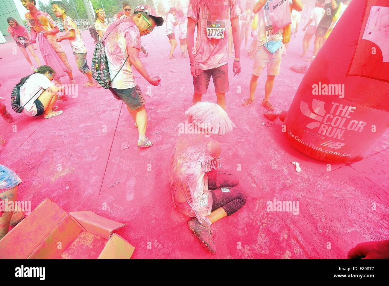 Shanghai, China. 27th Sep, 2014. Thousands of young Chinese ...