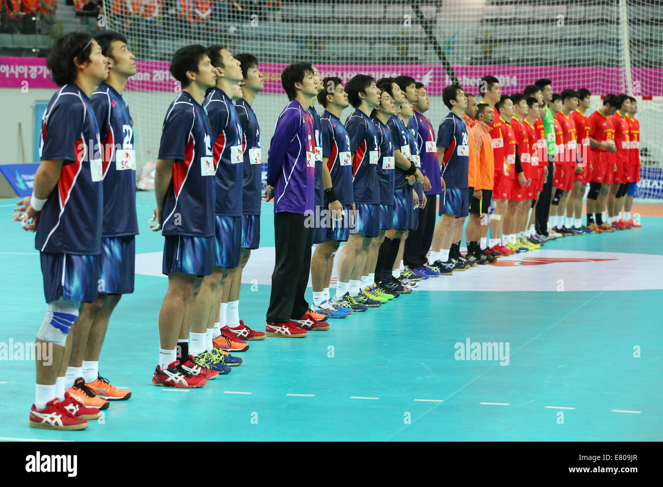 Incheon, South Korea. 26th Sep, 2014. Japan team group Handball : Men's ...