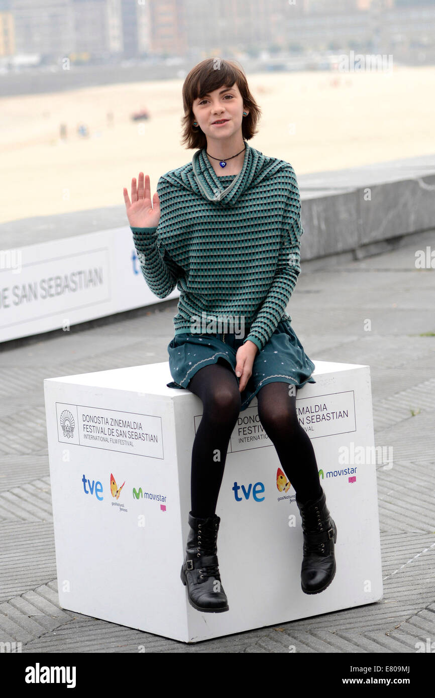 Lucia Pollan during the 'Magical Girl' photocall at the 62nd San ...