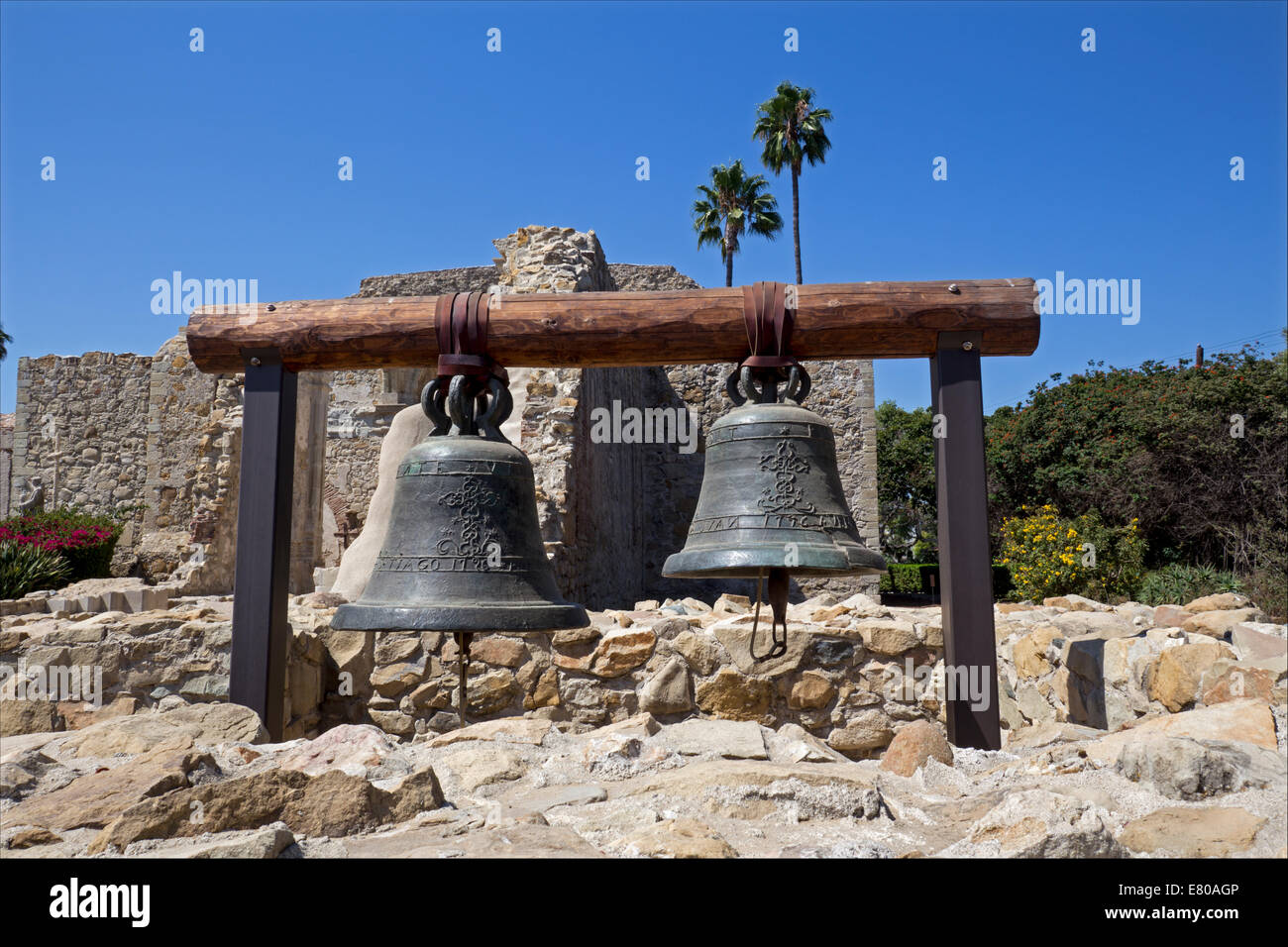 Original bell tower, Mission San Juan Capistrano, San Juan Capistrano ...