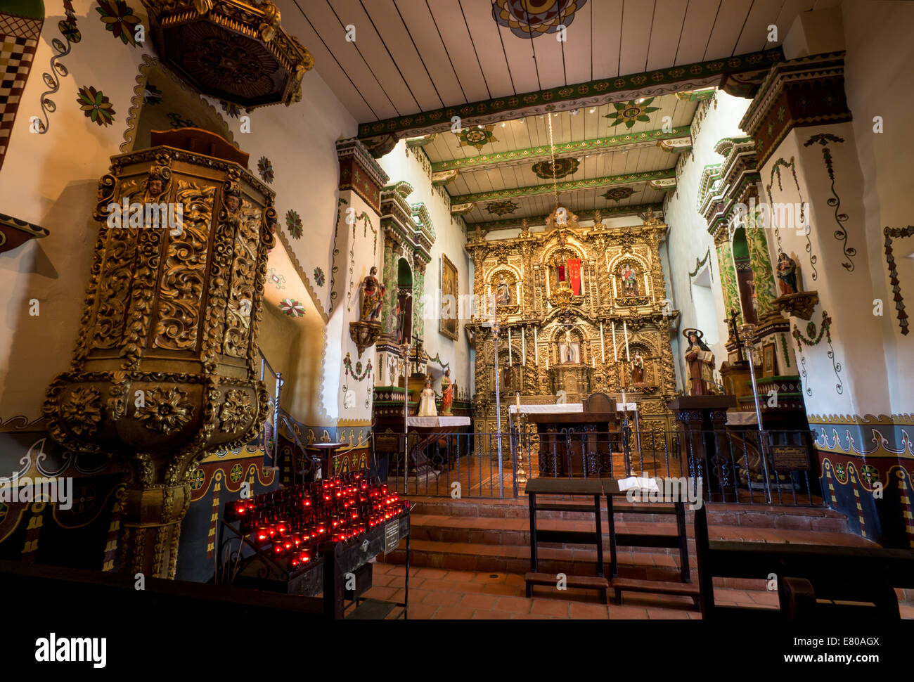Catholic Church Altar Sanctuary Mission High Resolution Stock ...