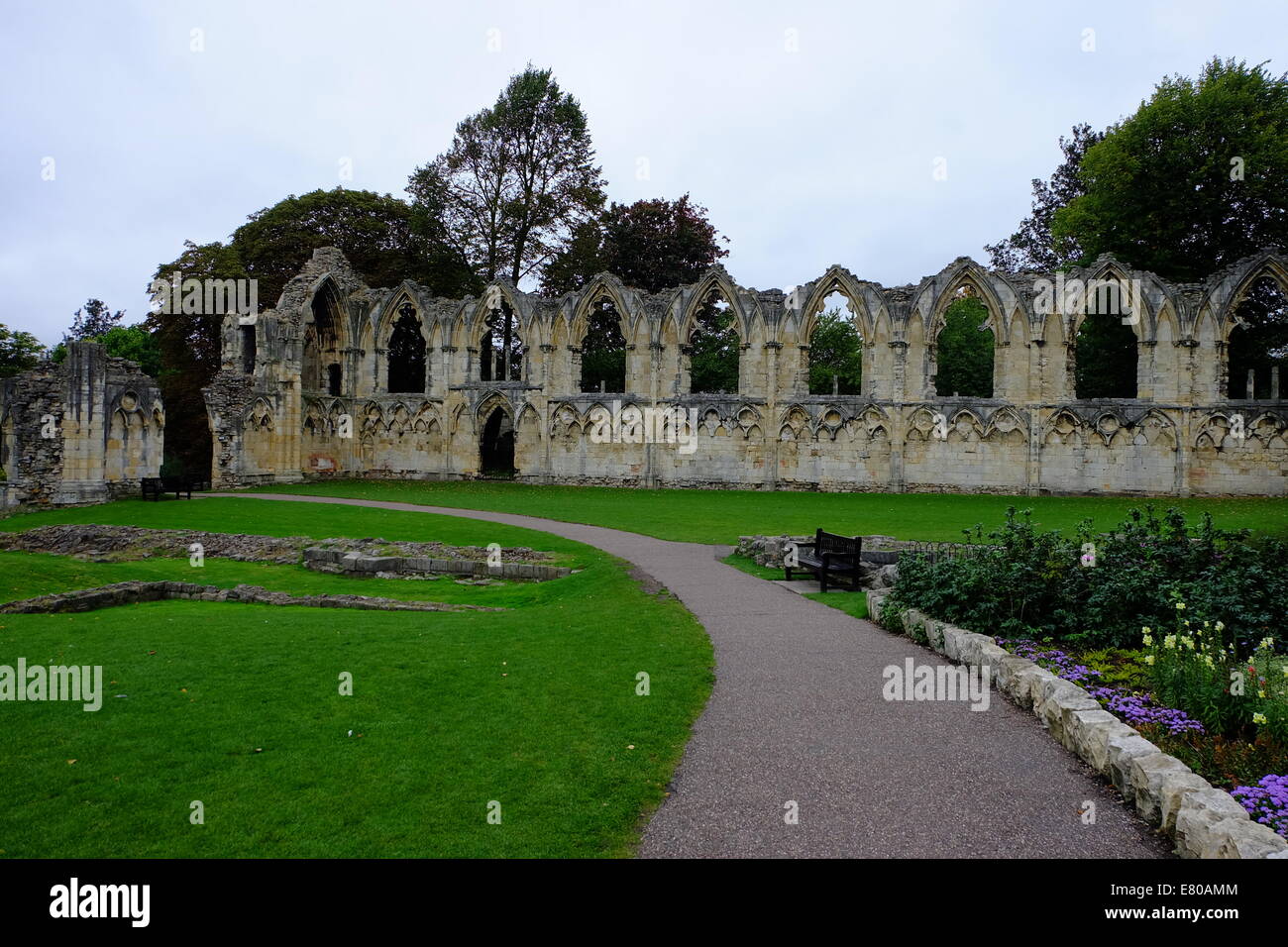 St Mary's Abbey, York museum gardens Stock Photo - Alamy