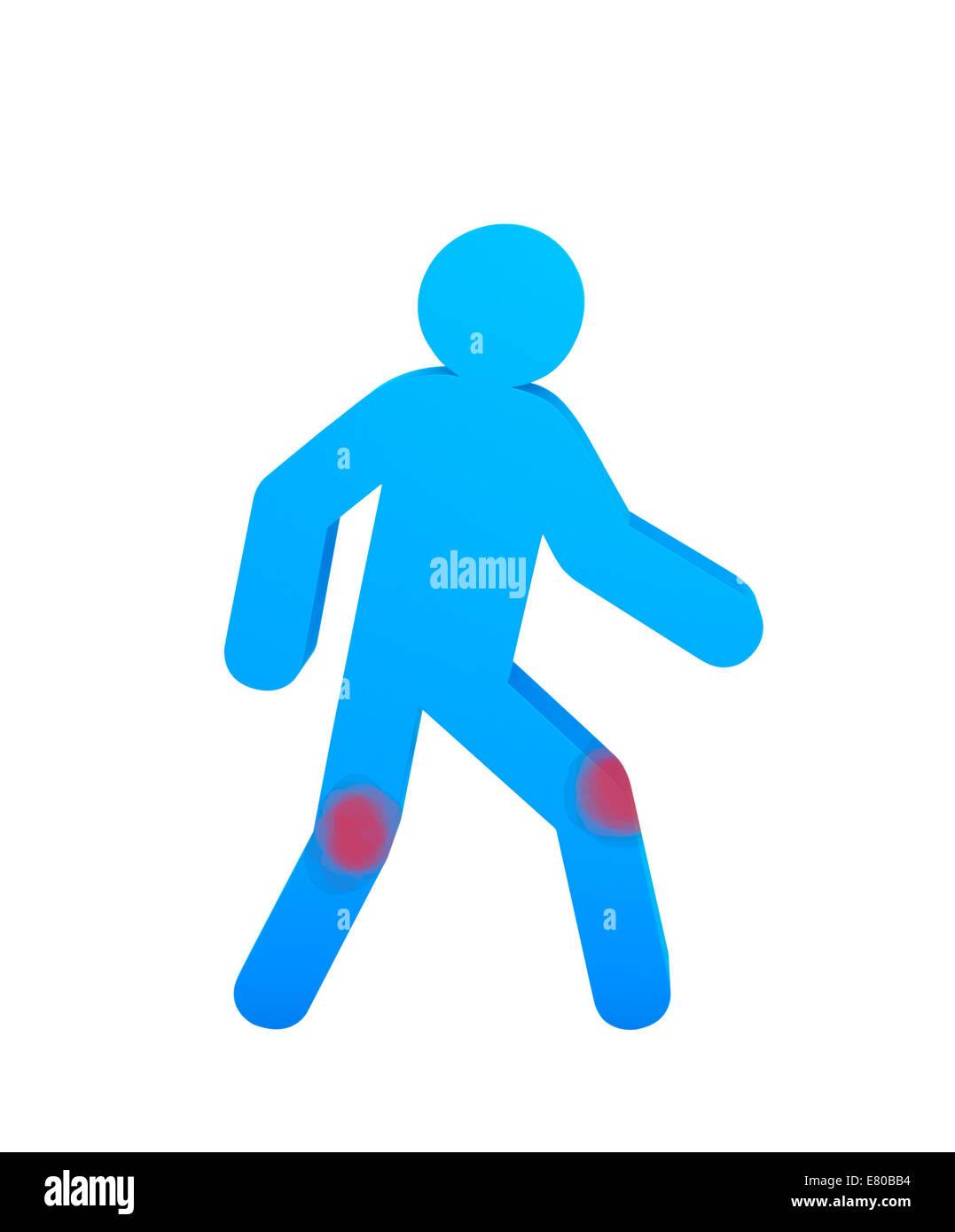 Arthritis knee joint pain Cut Out Stock Images & Pictures - Alamy