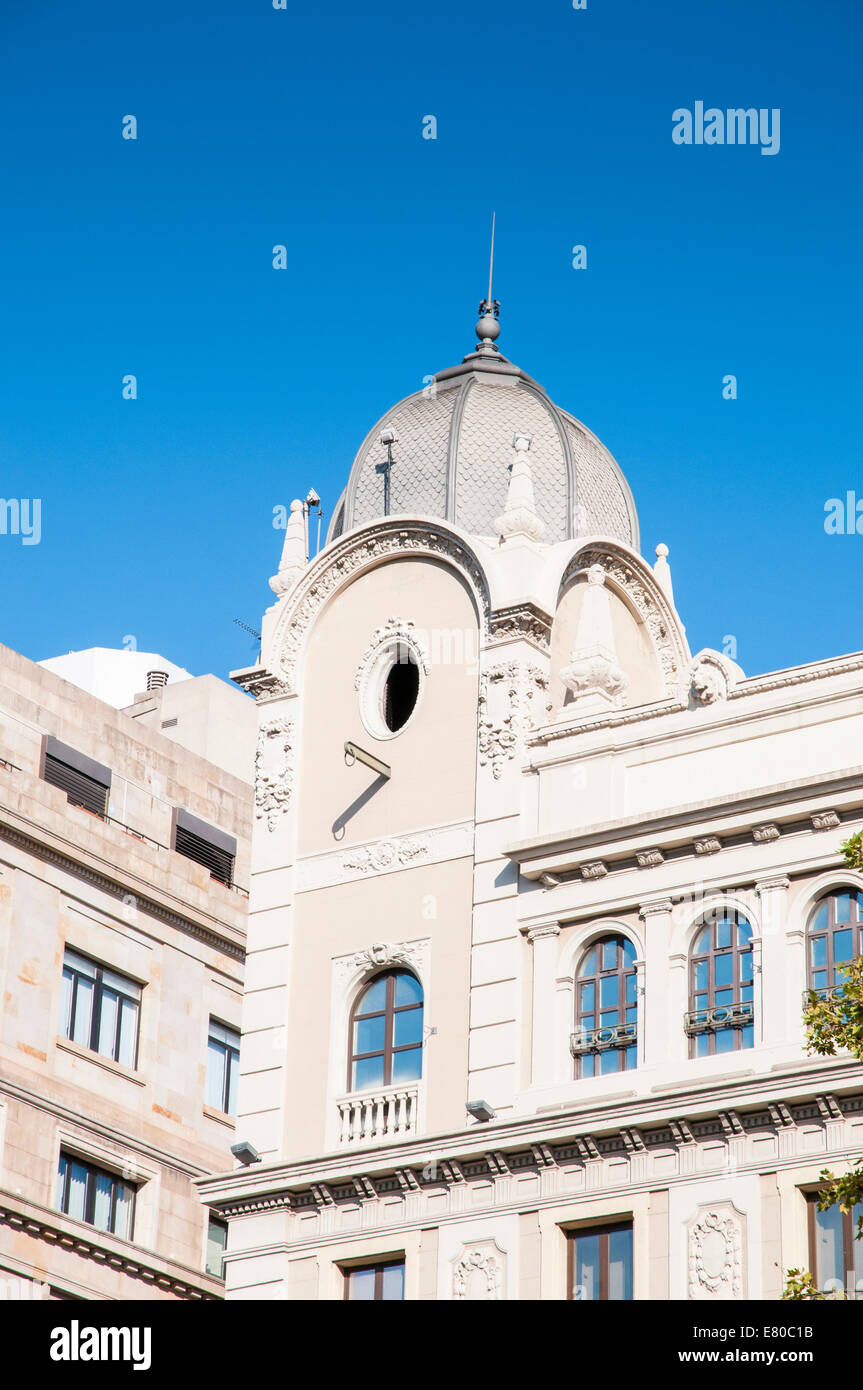 Old buildings in Barcelona, Spain Stock Photo - Alamy