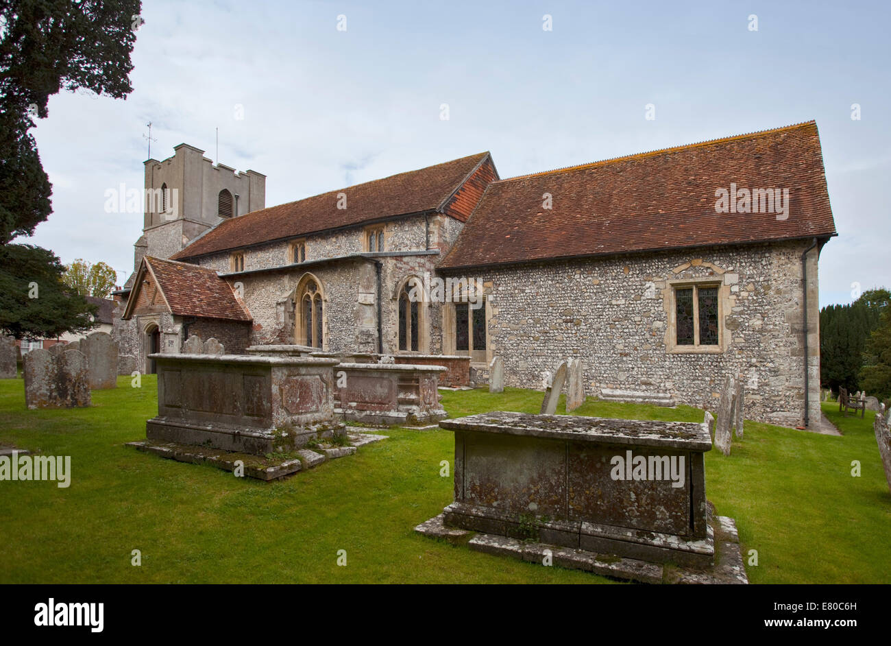 St mary's church broughton hi-res stock photography and images - Alamy