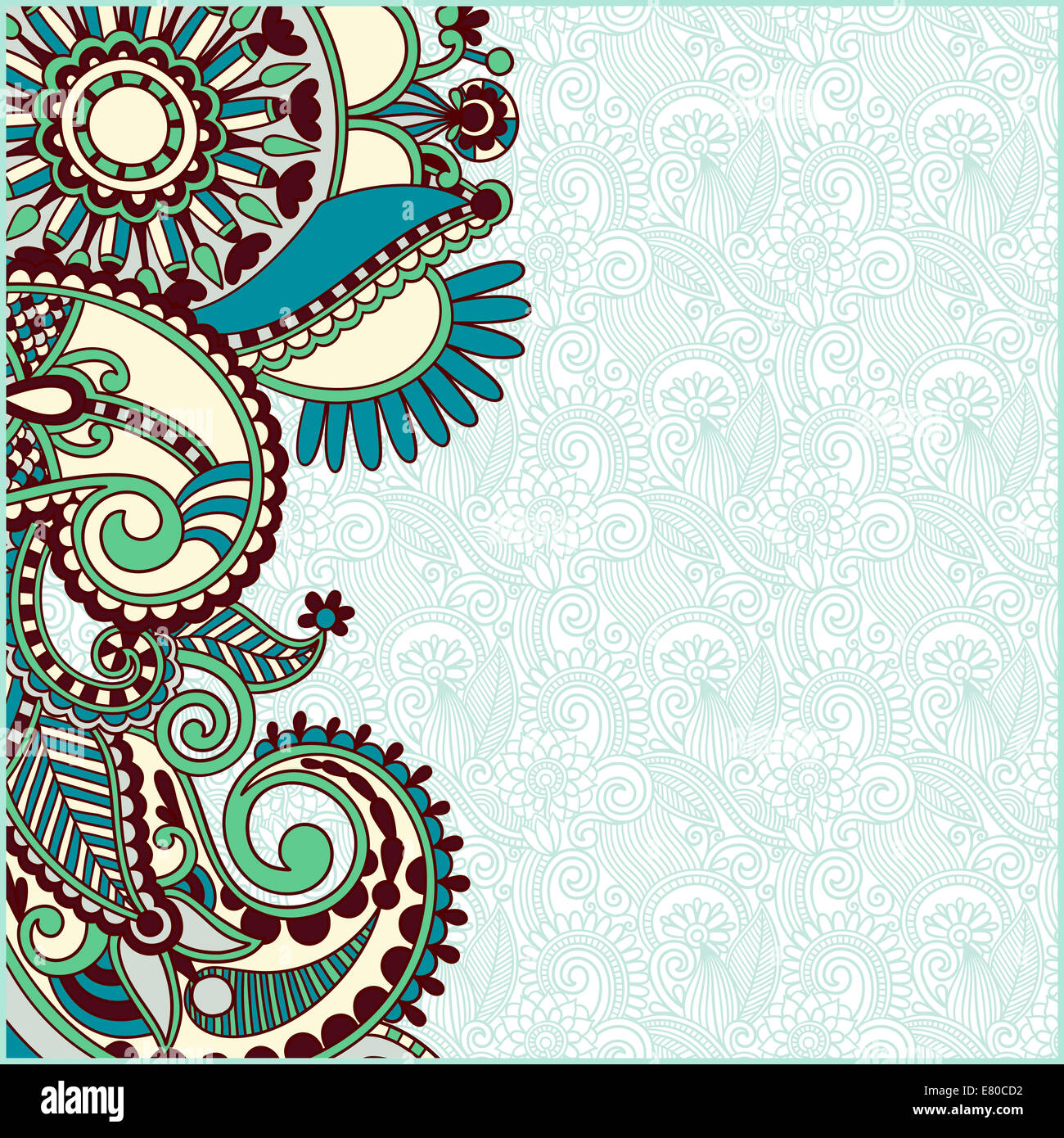 vintage ornamental template Stock Photo - Alamy