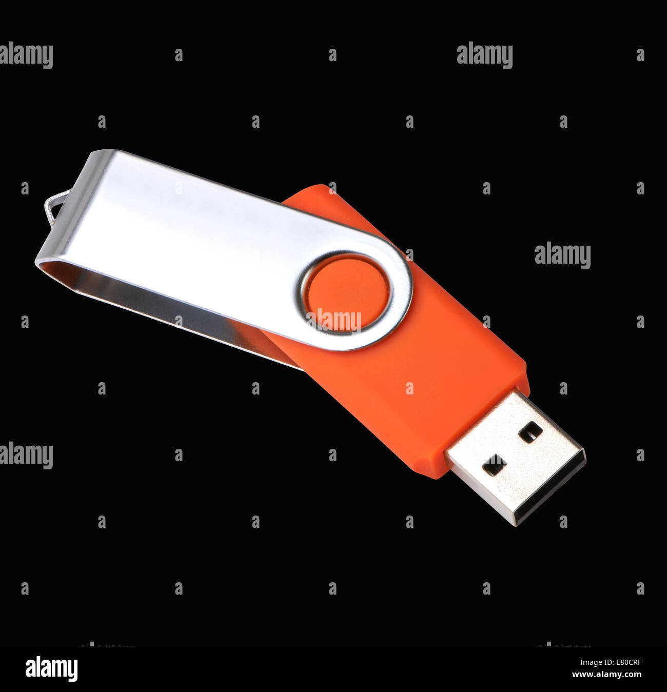 usb drive on black background. Clipping path Stock Photo - Alamy