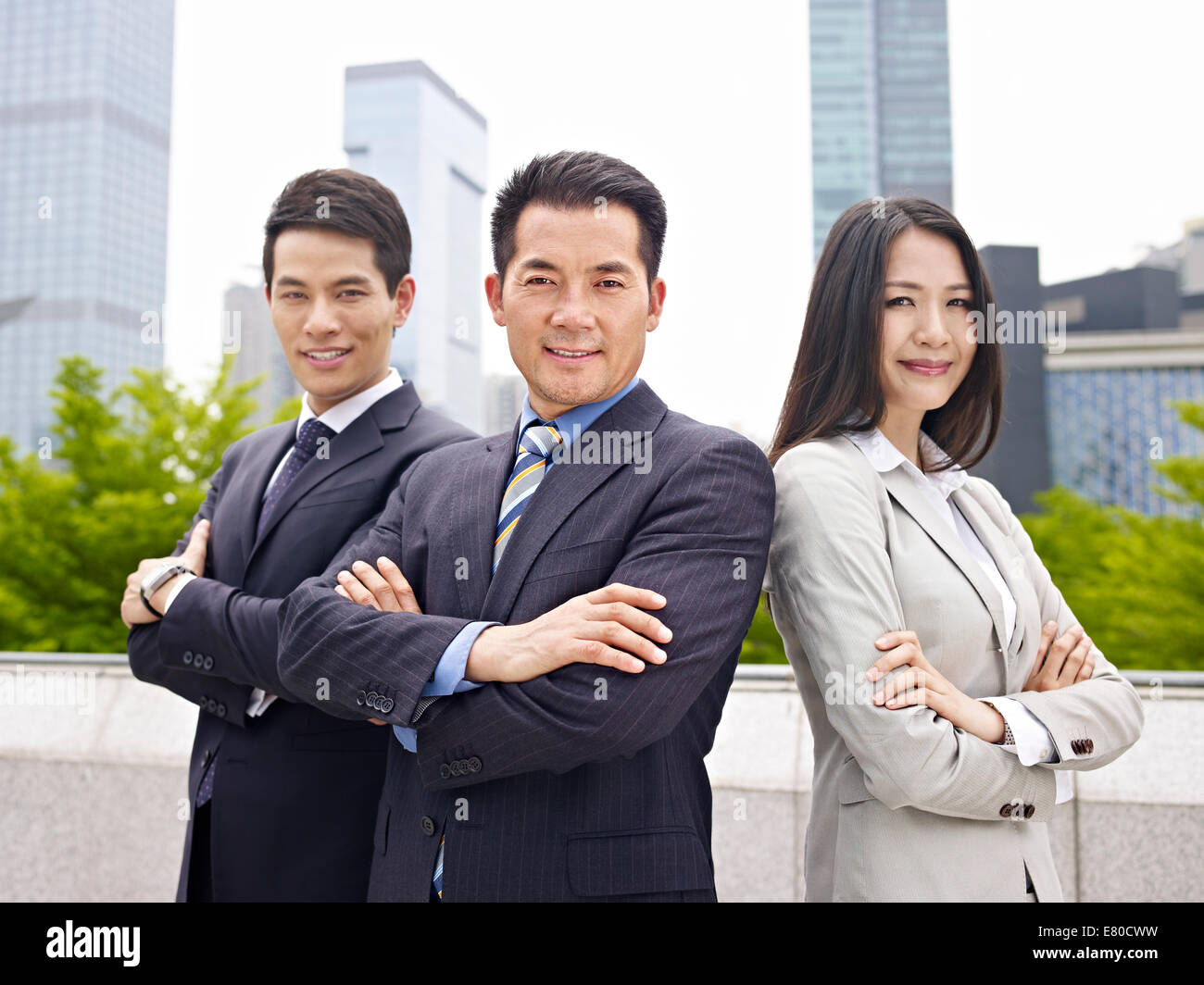 asian business team Stock Photo - Alamy