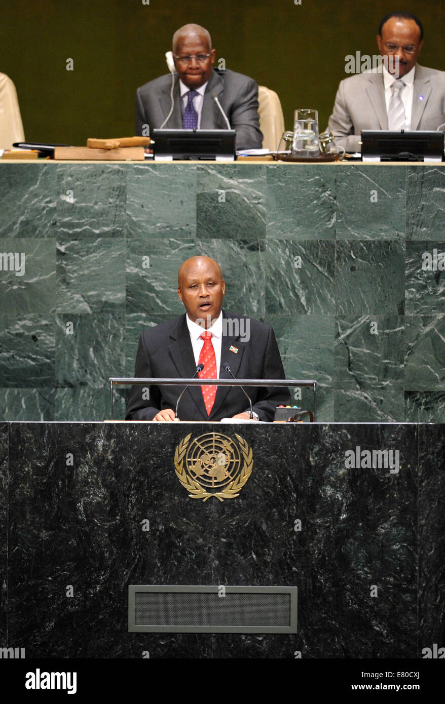 New York, UN headquarters in New York. 27th Sep, 2014. Prosper ...