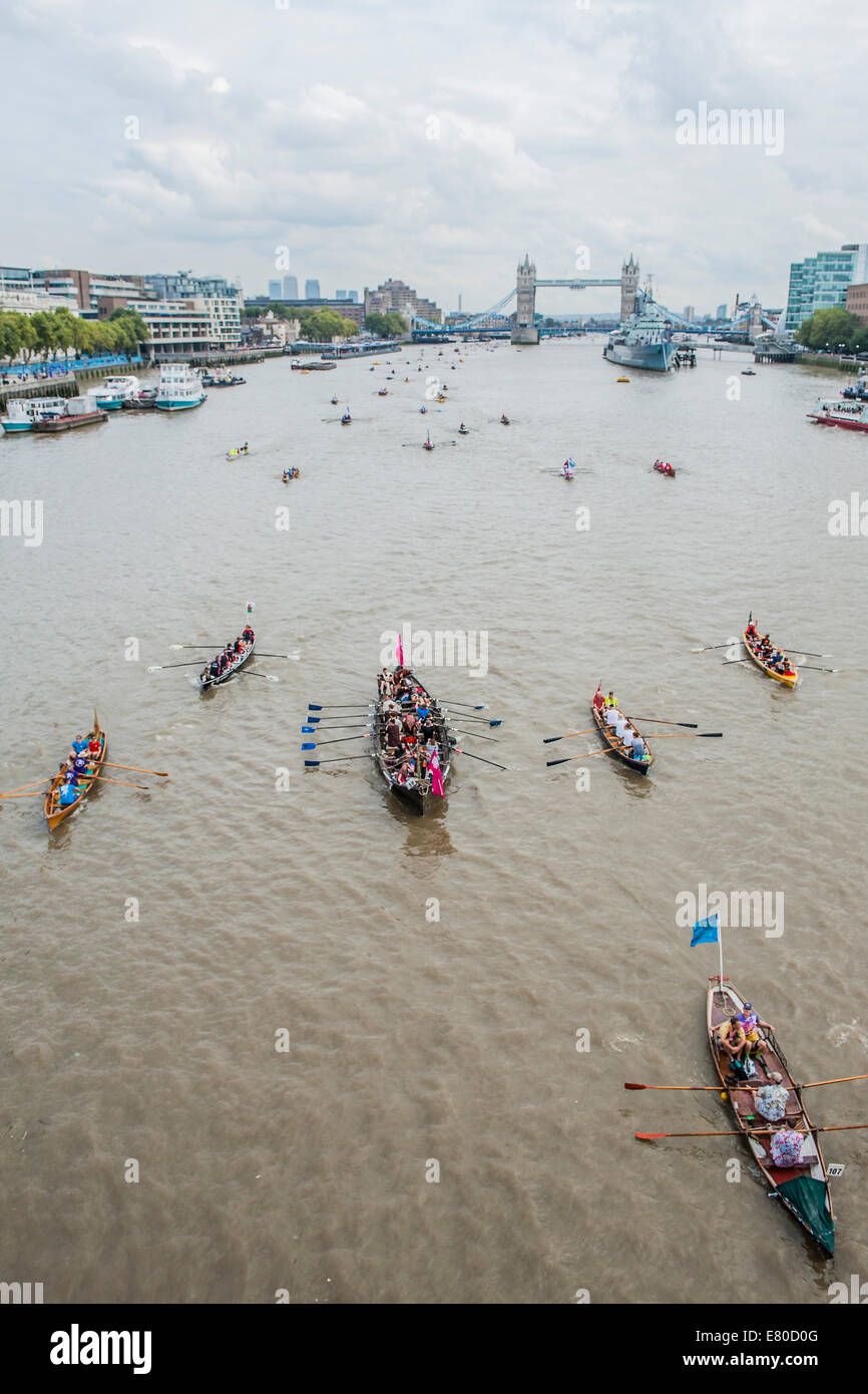 The Great River Race, London's River Marathon (also known as The UK ...
