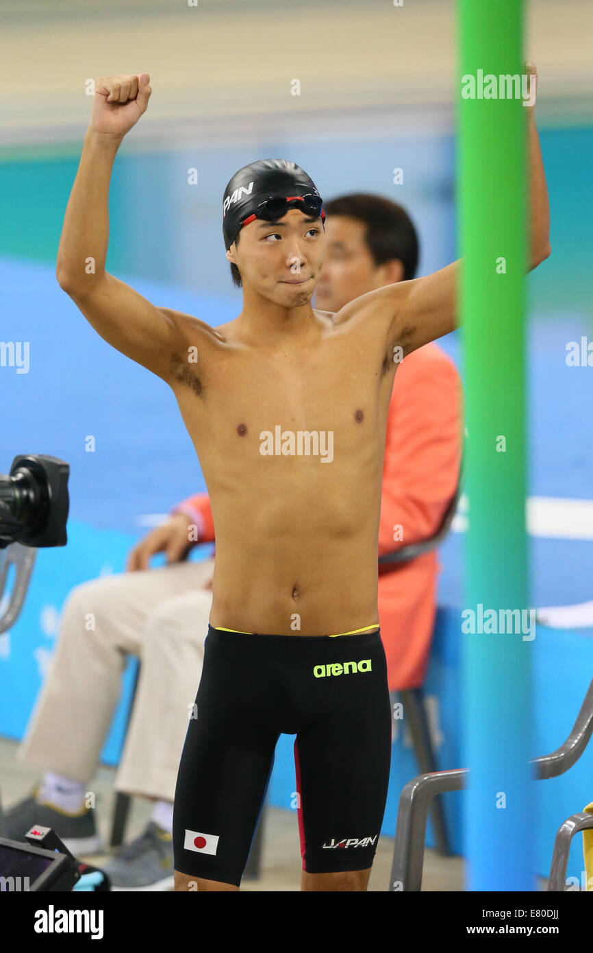 Incheon, South Korea. 26th Sep, 2014. Shogo Takeda (JPN) Swimming : Men's 1500m Freestyle Final ...