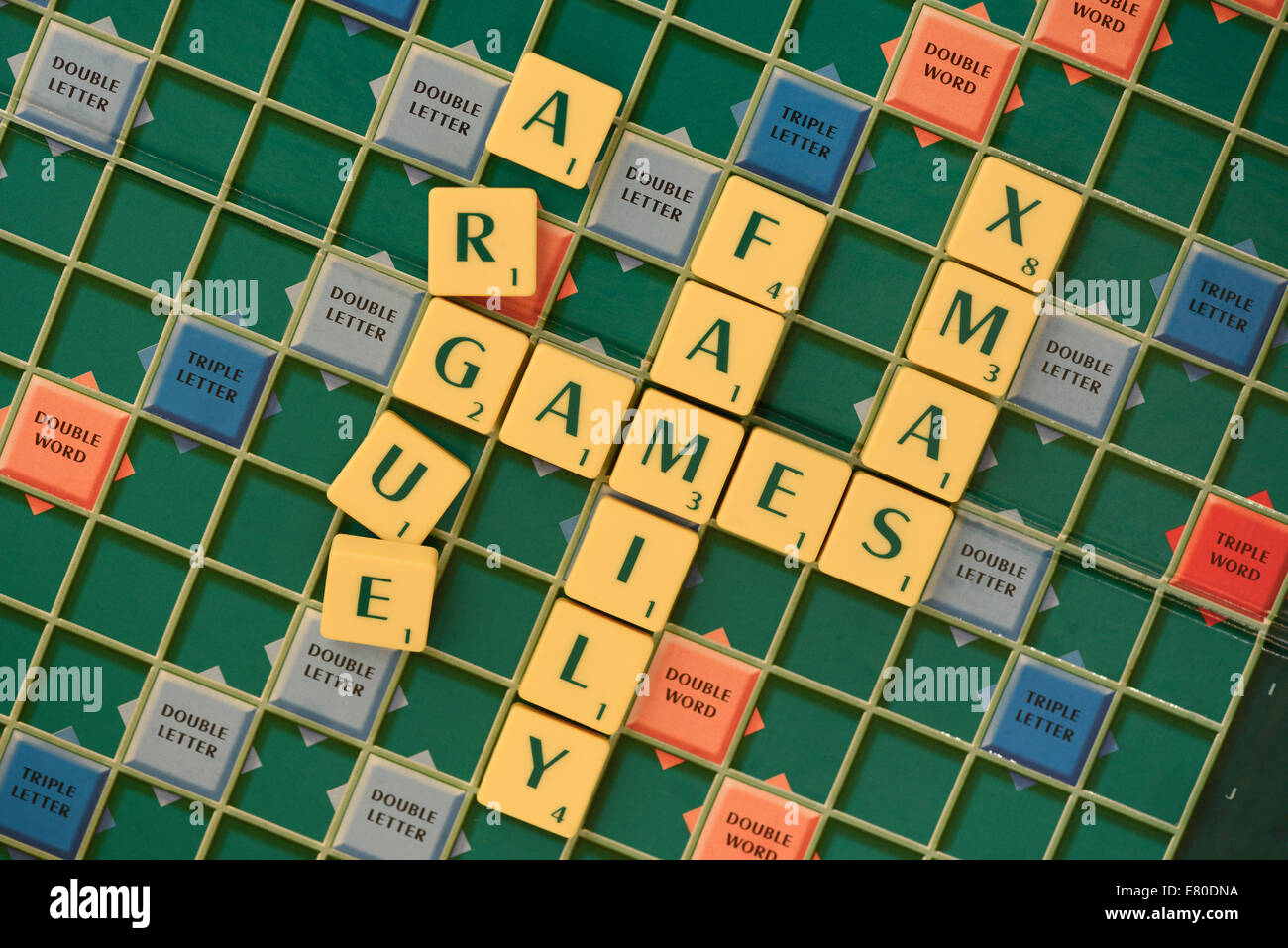 Scrabble family hi-res stock photography and images - Alamy