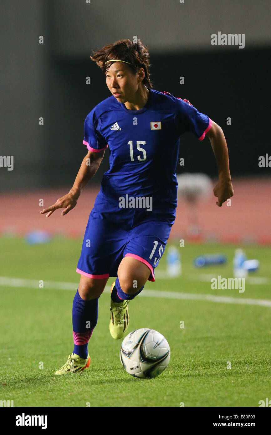 Incheon, South Korea. 26th Sep, 2014. Rie Usui (JPN) Football/Soccer ...
