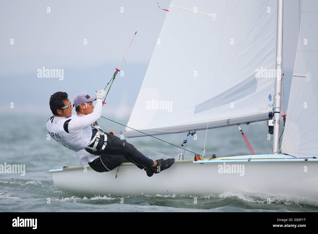 Incheon, South Korea. 27th Sep, 2014. Kazuto Doi & Kimihiko Imamura ...
