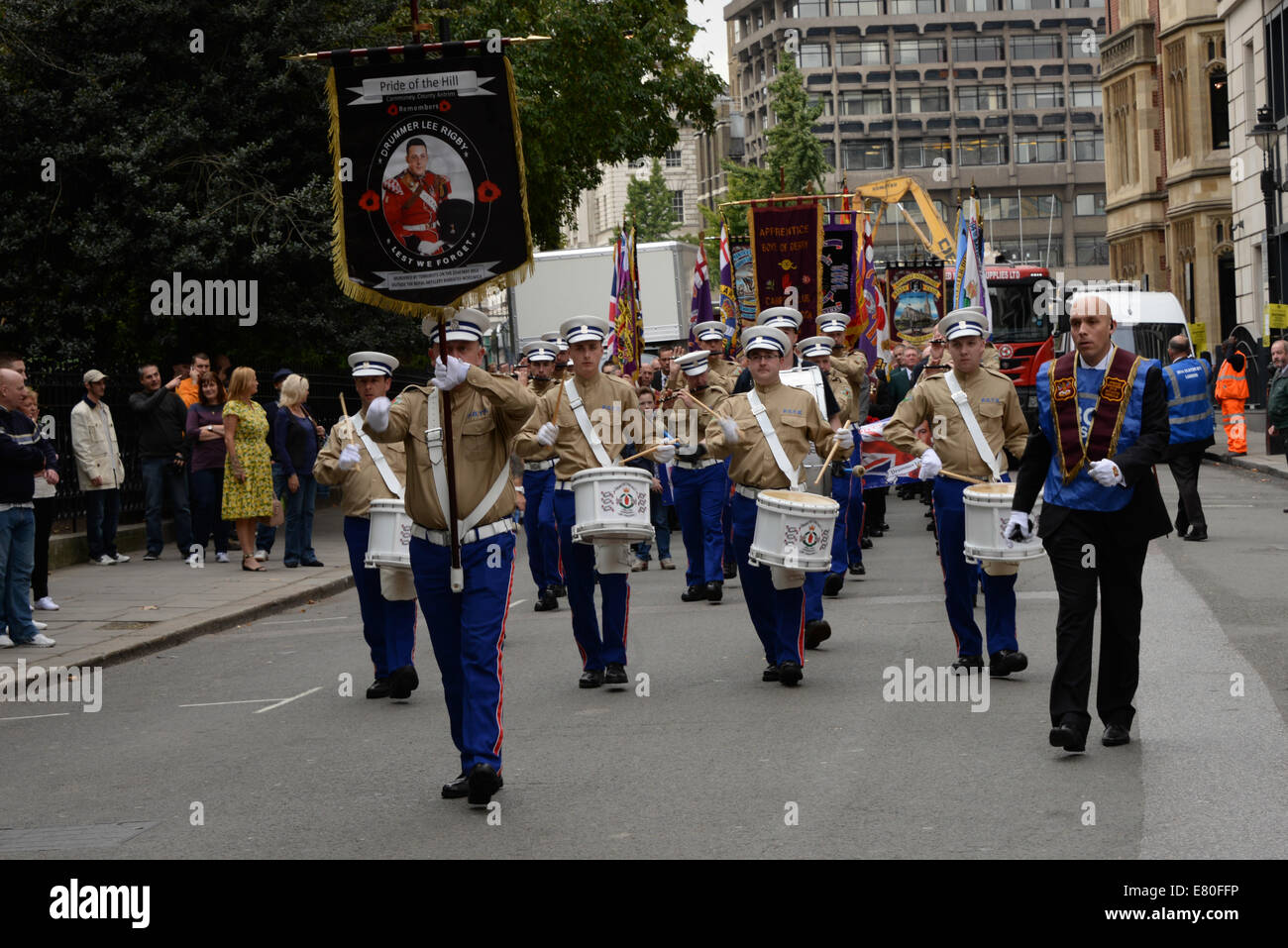 London,England, 27th Sept 2014 : London's Ulster day, around hundreds ...