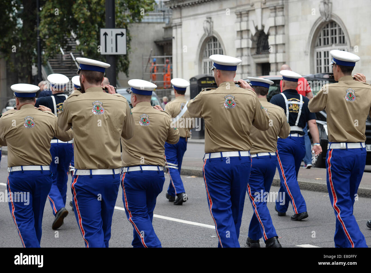 London,England, 27th Sept 2014 : London's Ulster day, around hundreds ...