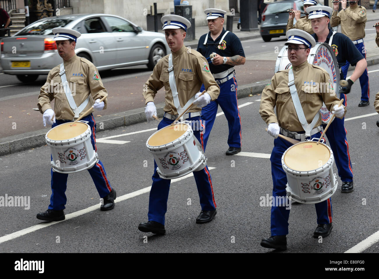London,England, 27th Sept 2014 : London's Ulster day, around hundreds ...