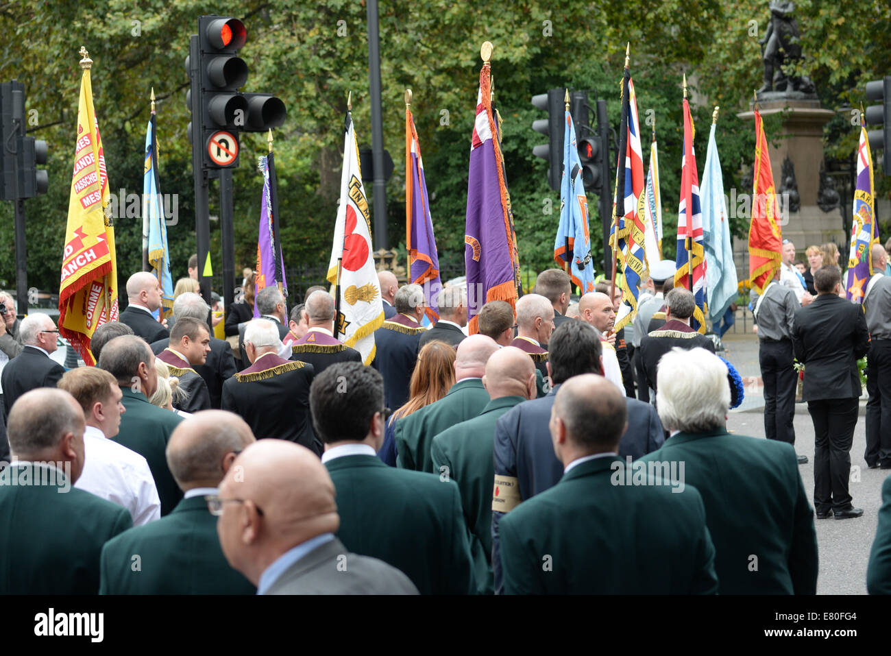 London,England, 27th Sept 2014 : London's Ulster day, around hundreds ...