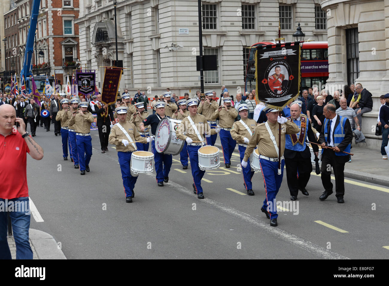 London,England, 27th Sept 2014 : London's Ulster day, around hundreds ...