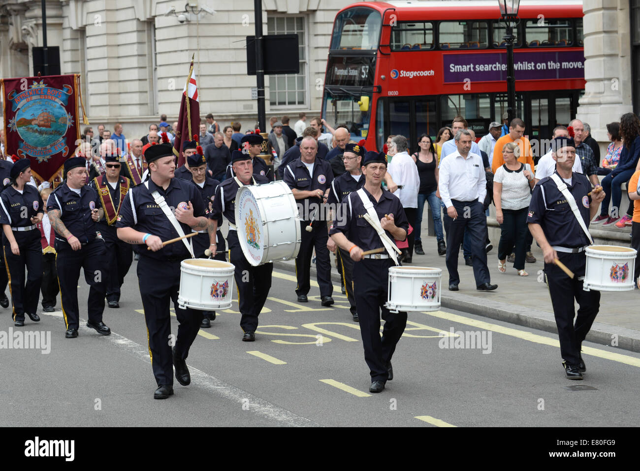 London,England, 27th Sept 2014 : London's Ulster day, around hundreds ...