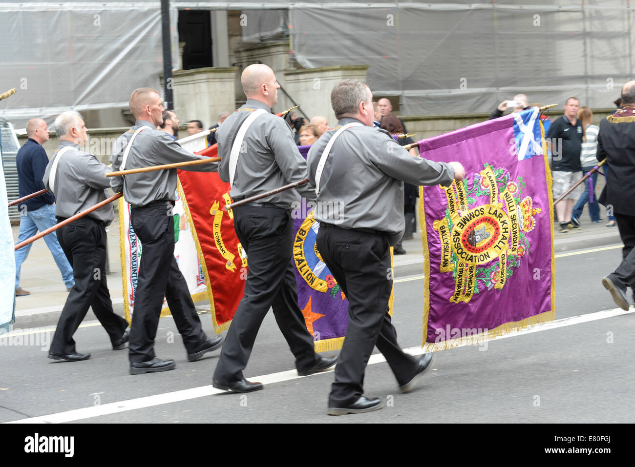 London,England, 27th Sept 2014 : London's Ulster day, around hundreds ...