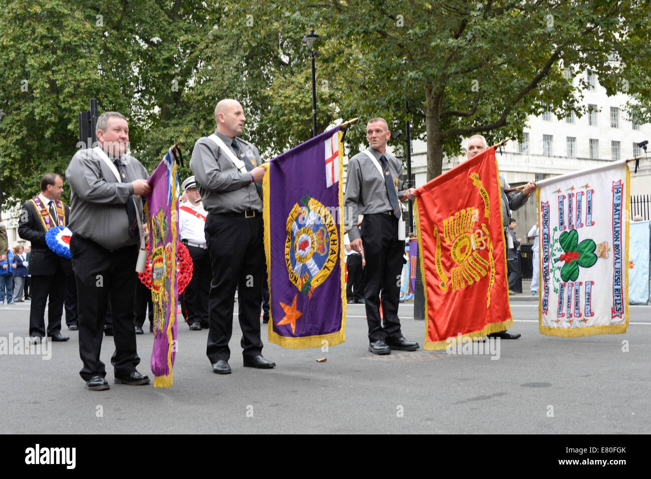 London,England, 27th Sept 2014 : London's Ulster day, around hundreds ...