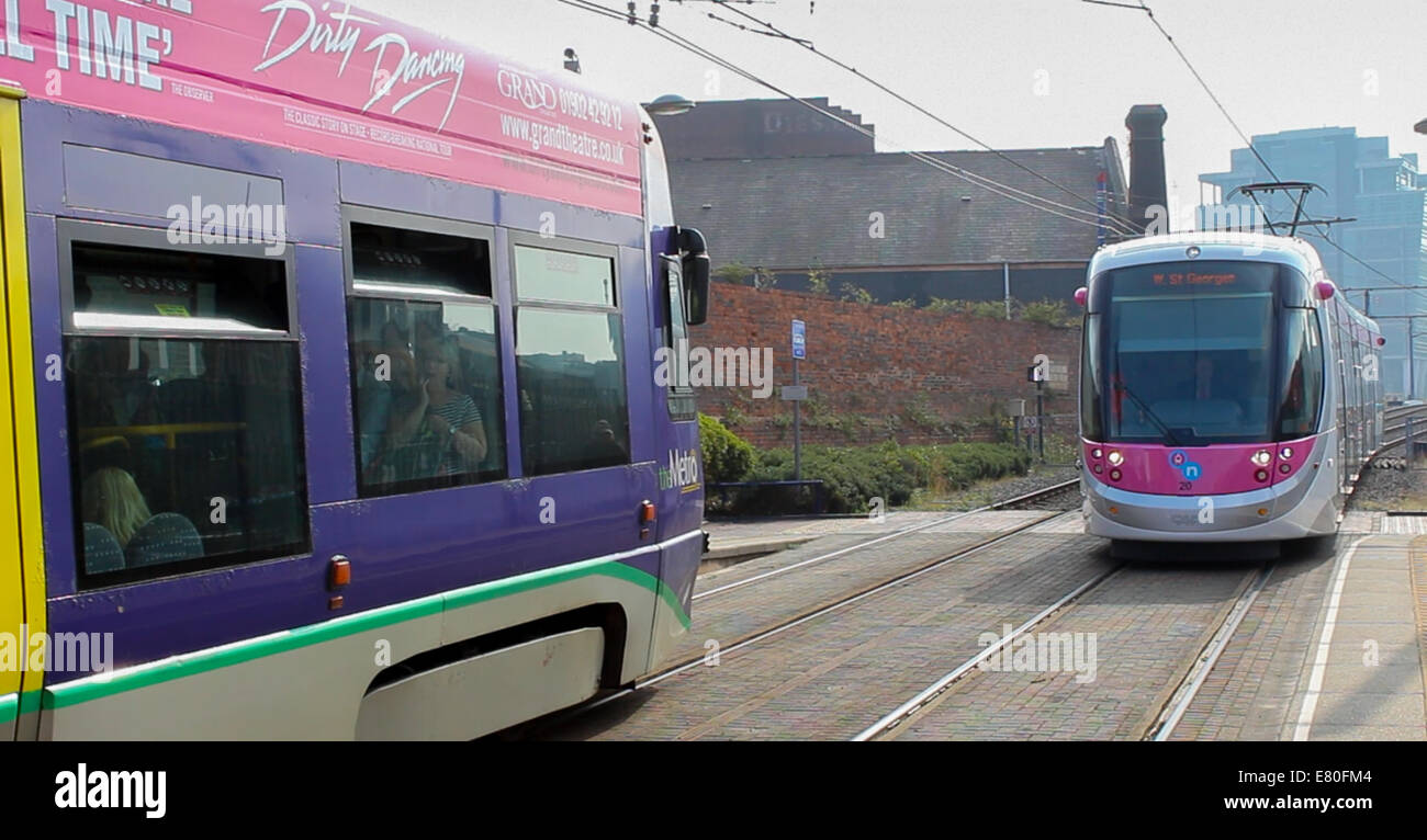 Midland Metro Trams Stock Photo - Alamy
