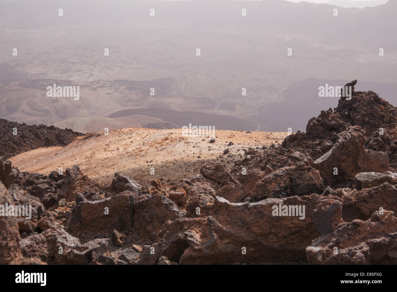 solid Lava flow - Tenerife Stock Photo - Alamy