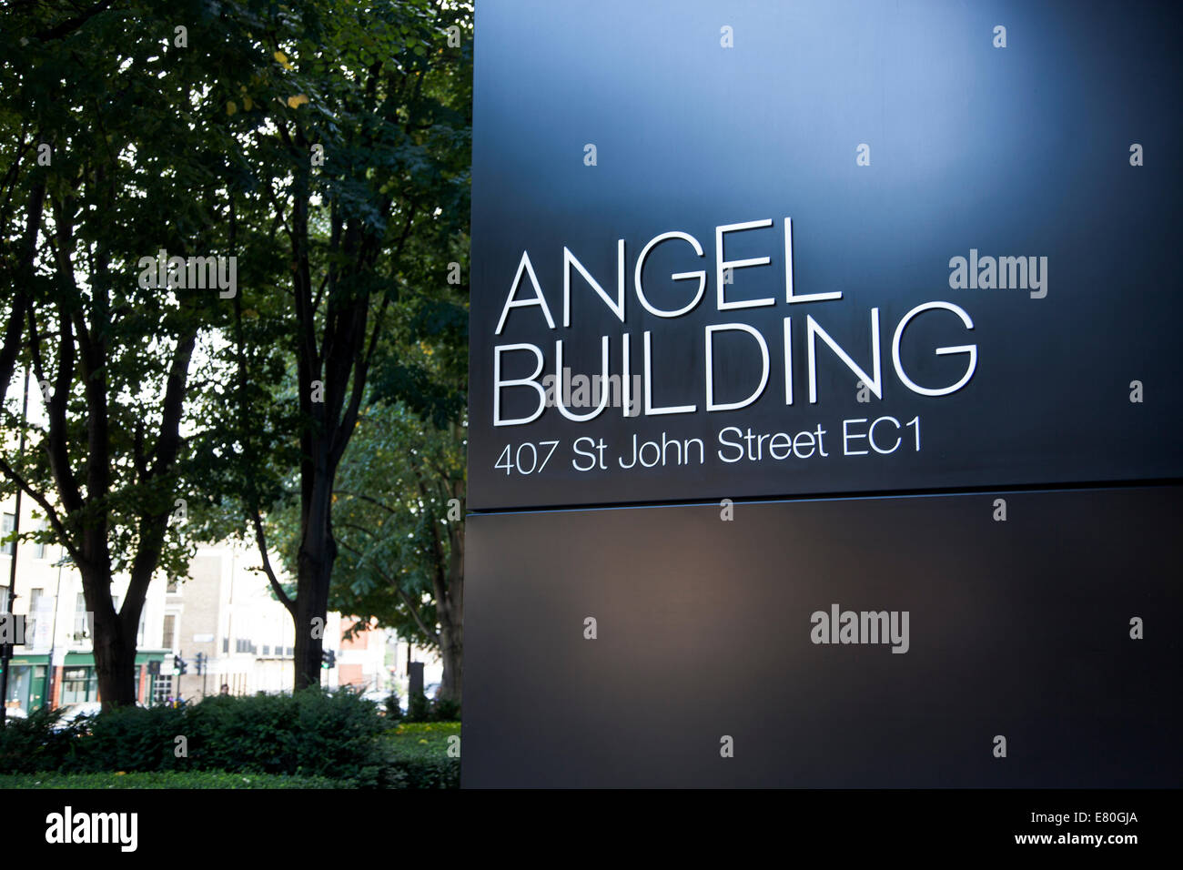 London, England - modern redevelopment Angel Building on 407 St John ...