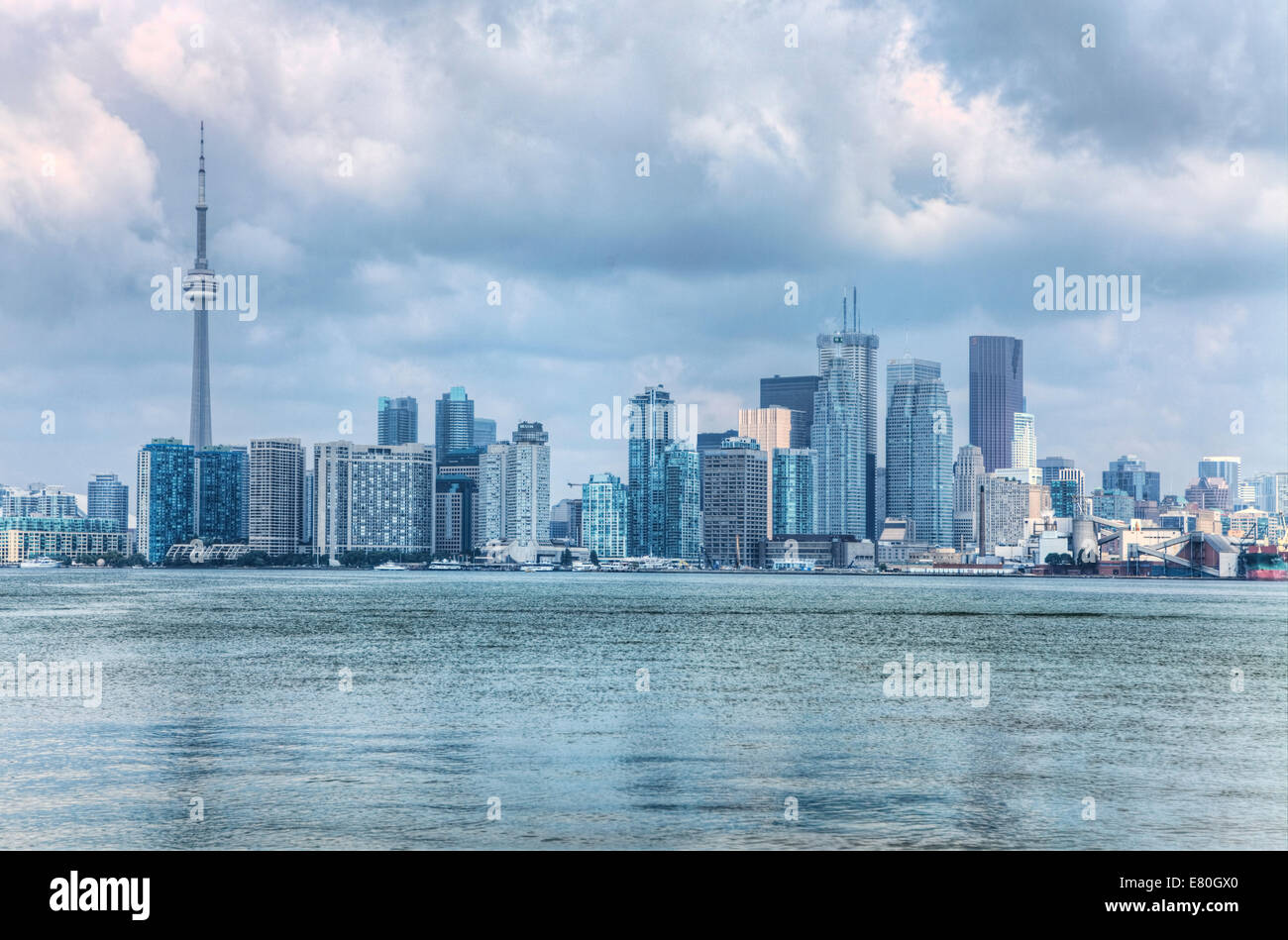 The Toronto Skyline seen across the water Stock Photo - Alamy