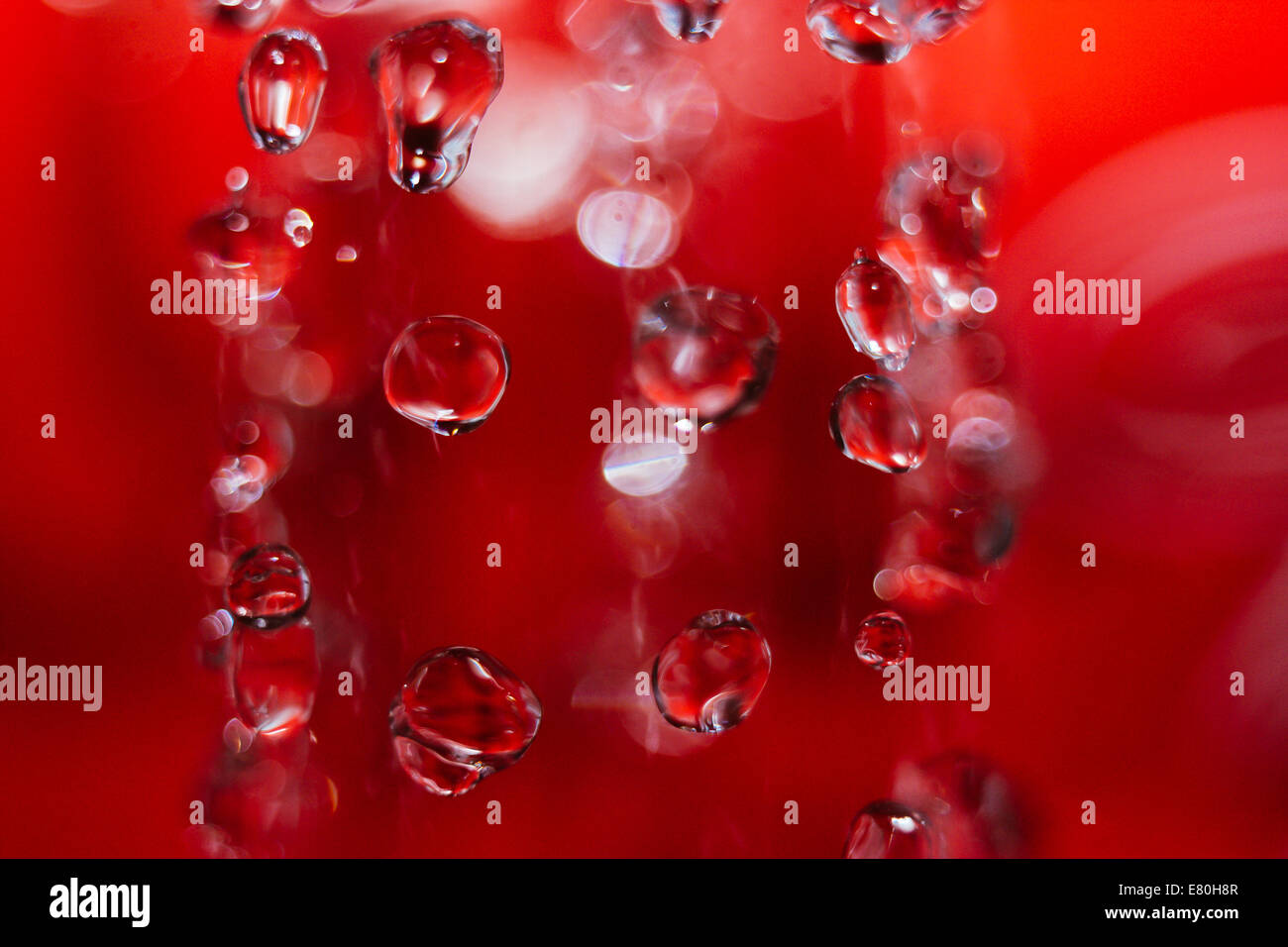 Freeze action of water droplets Stock Photo - Alamy