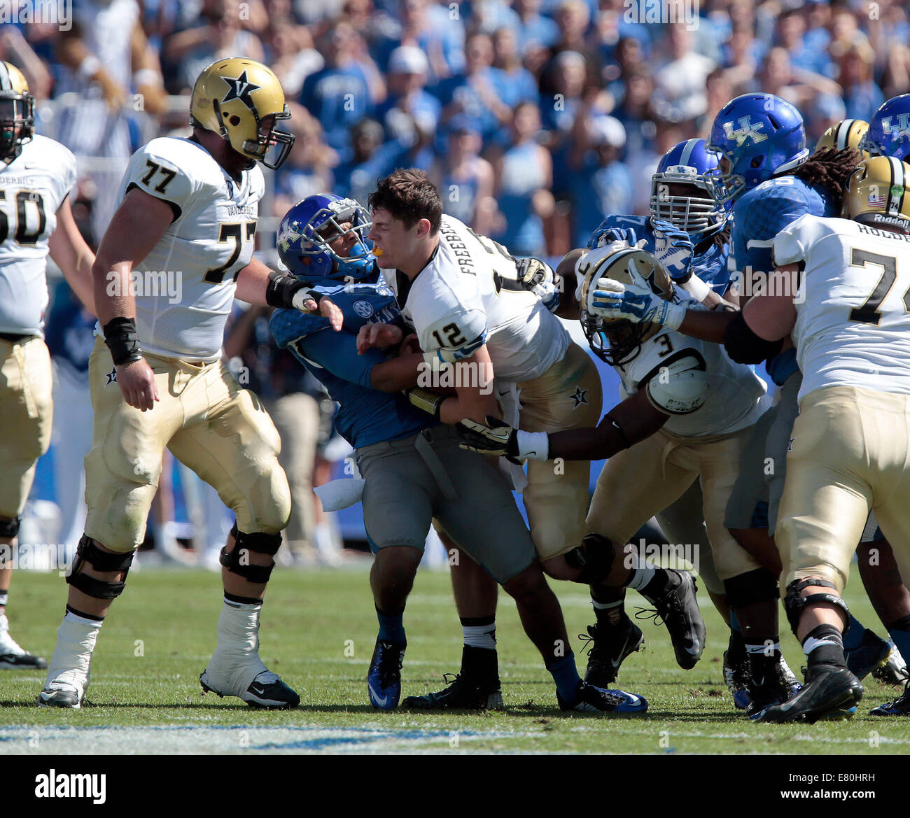 Sept. 27, 2014 - Lexington, KY, USA - Kentucky Wildcats cornerback ...