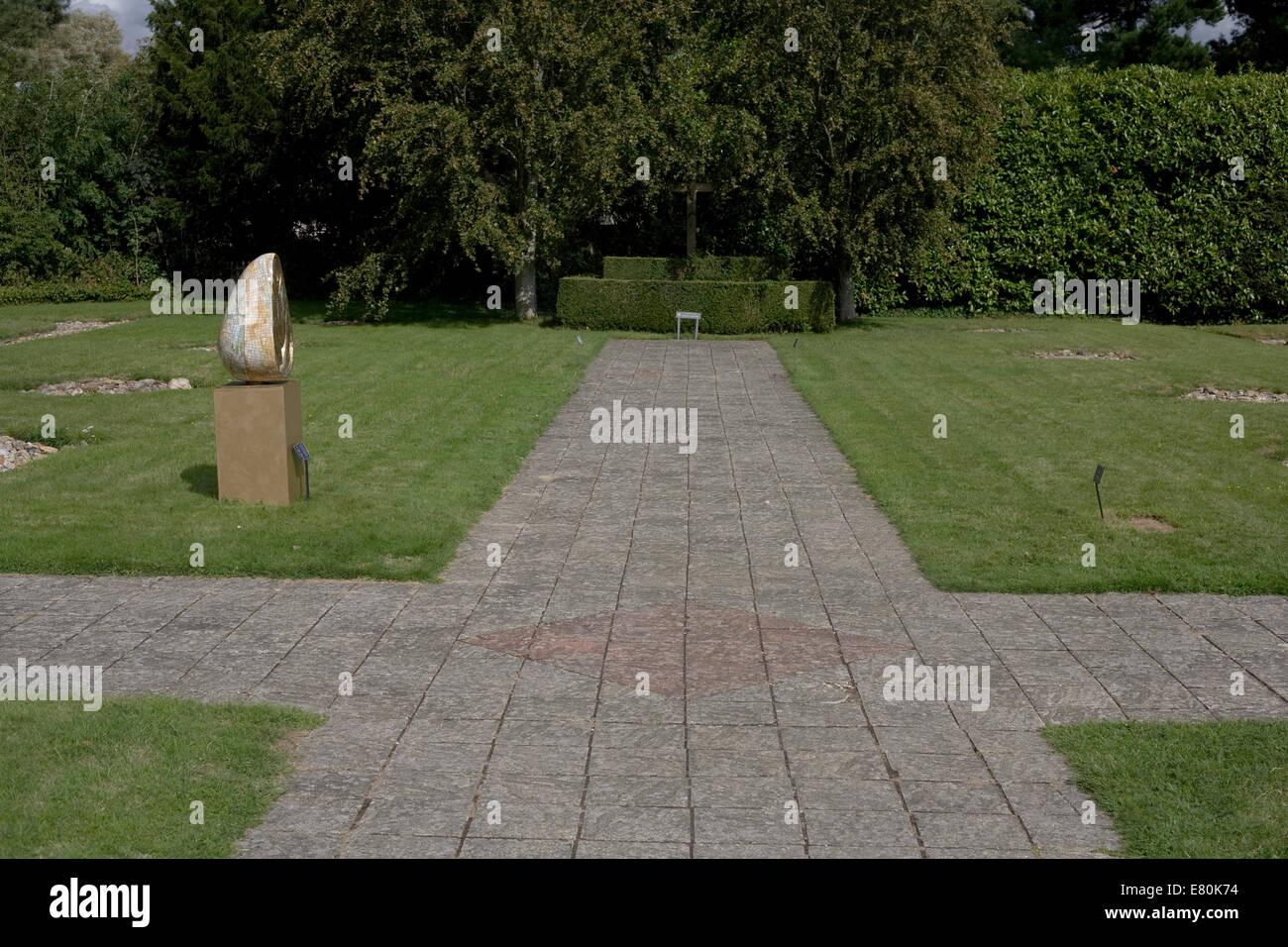 stone slabs and path in nave leading to high altar in remains of ...