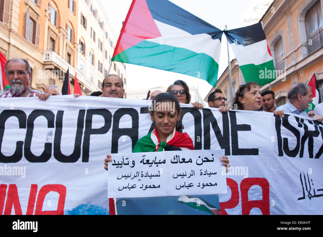 Thousands of Pro-Palestine in Rome stage march protest against the ...