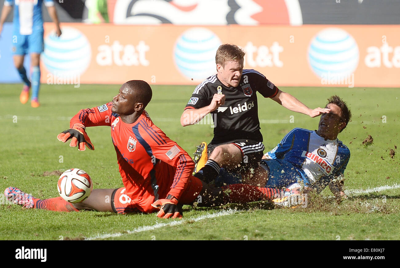 Washington, DC, USA. 27th Sep, 2014. 20140927 - D.C. United goalkeeper ...